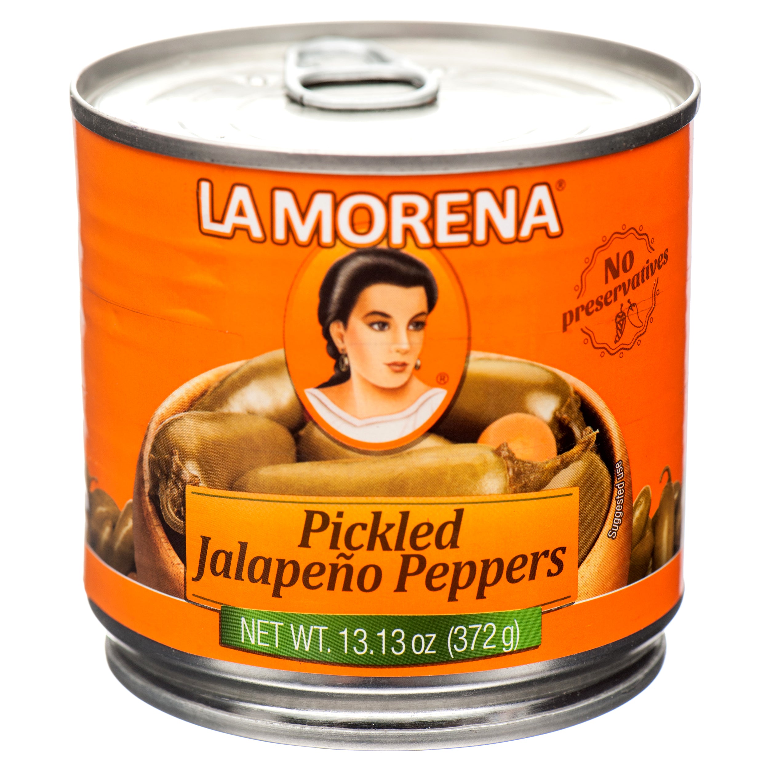 La Morena Pickled Jalapeno Peppers, 13 oz (12 Count)