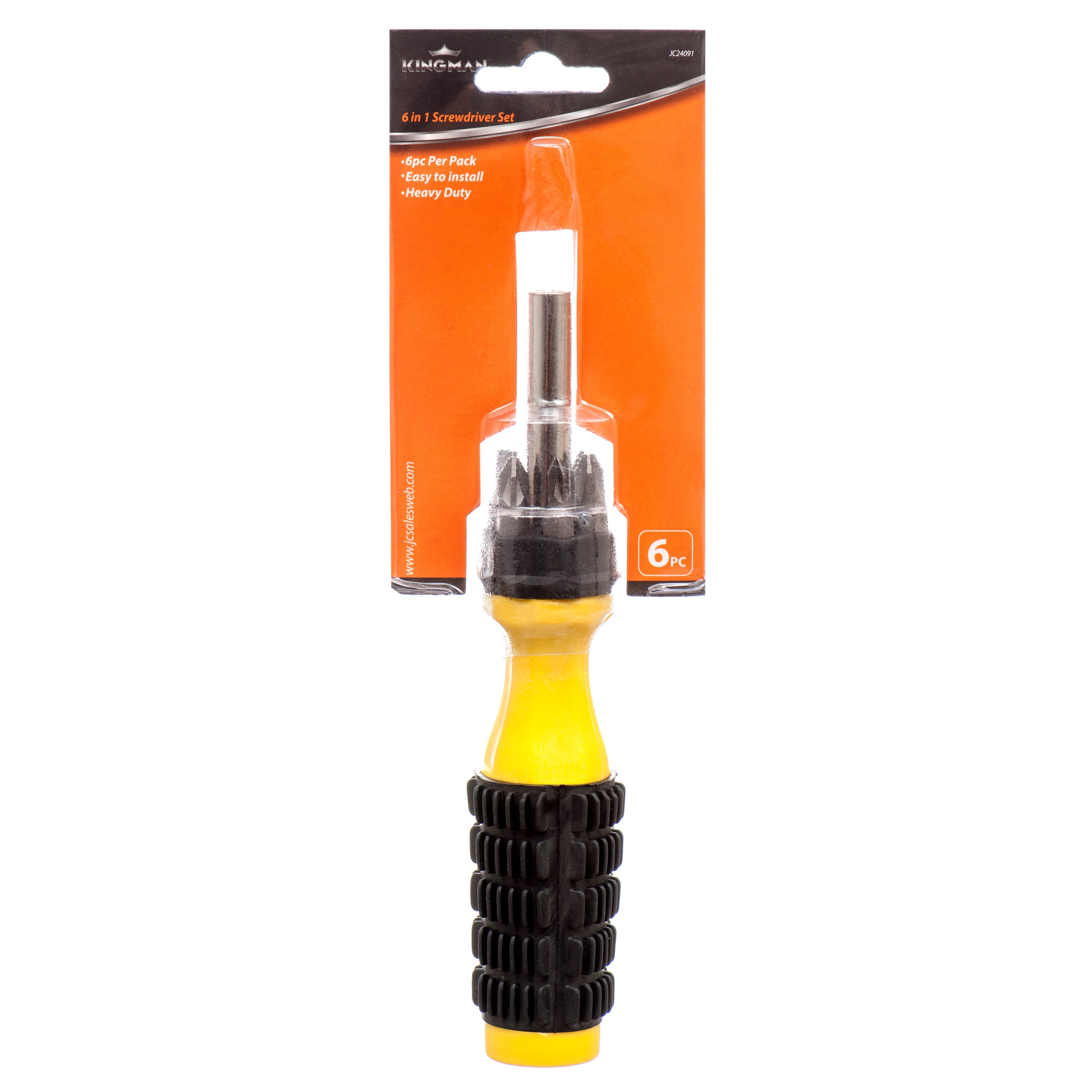 Kingman Screwdriver 6 In 1 (Pack Of 1)