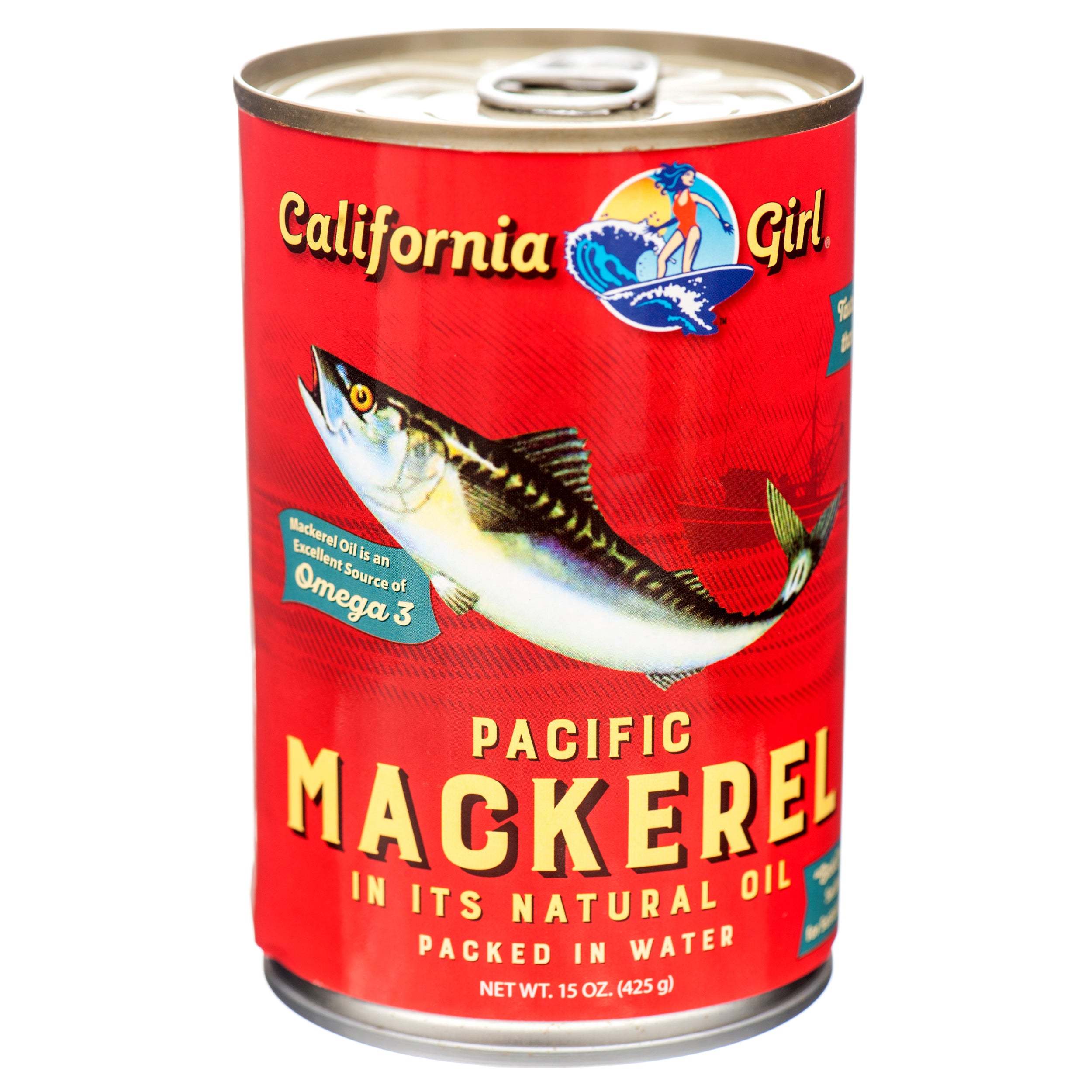 California Girl Mackeral, 15 oz (24 Pack)