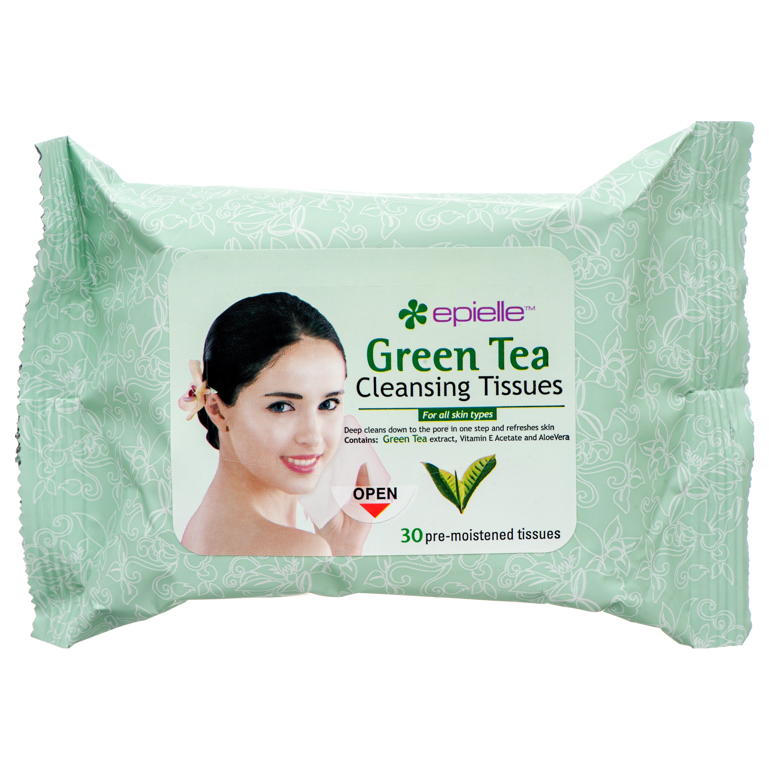 Cleansing Tissue 30Ct Green Tea (24 Pack)