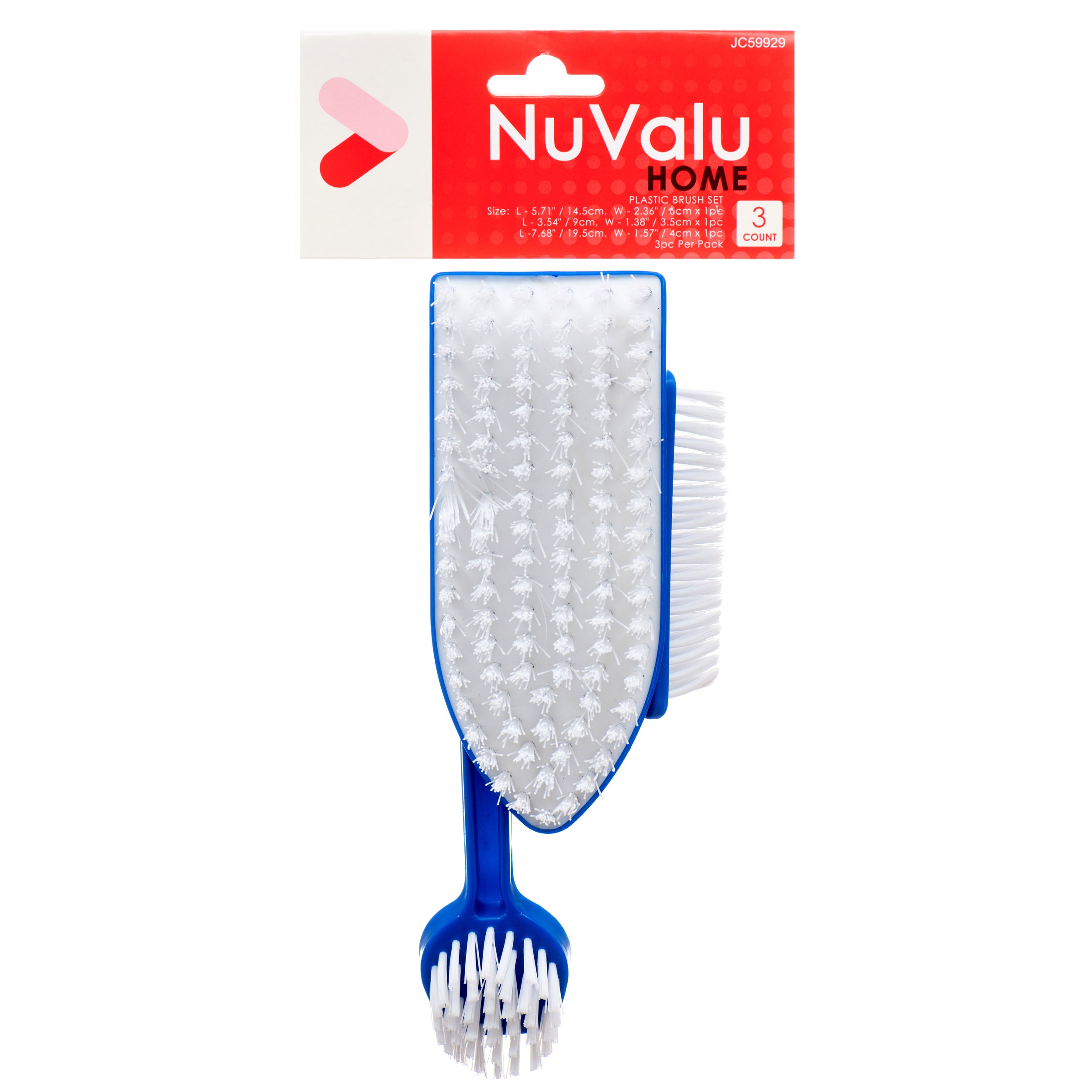 NuValu Brush Set, 3 Count (24 Pack)